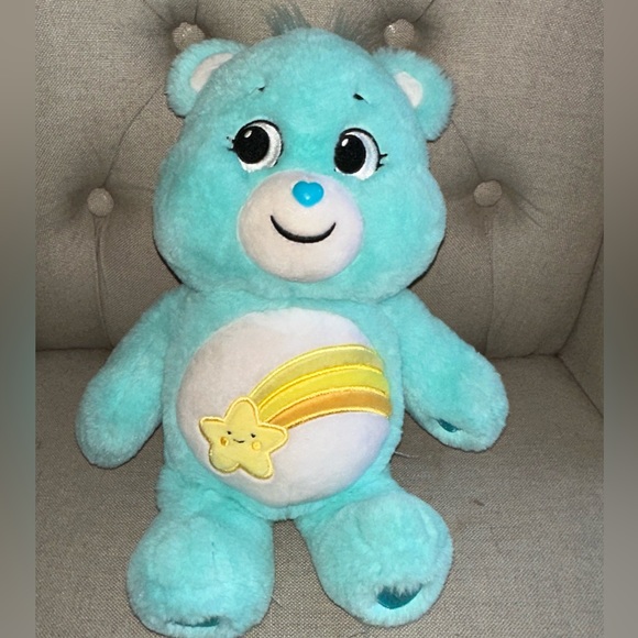 Care Bears | Toys | Care Bears Plush Wish Bear Soft Huggable Material ...
